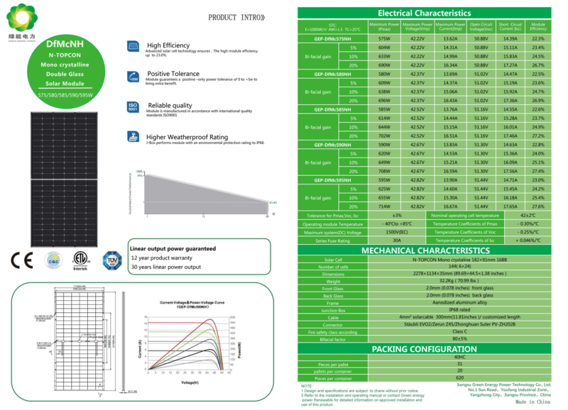 DfMc N Series - Sun Pacific Power Corp